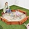 Amazon.com: Best Choice Products Kid's Large Octagonal Wooden Outdoor ...