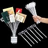 Amazon.com: 120 Pieces Plastic Floral Picks 9" Flower Card Holder Stick ...