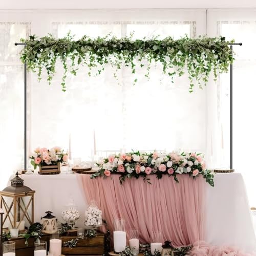 Amazon.com : Over The Table Rod Stand with Clamps Adjustable 47"-128 ...