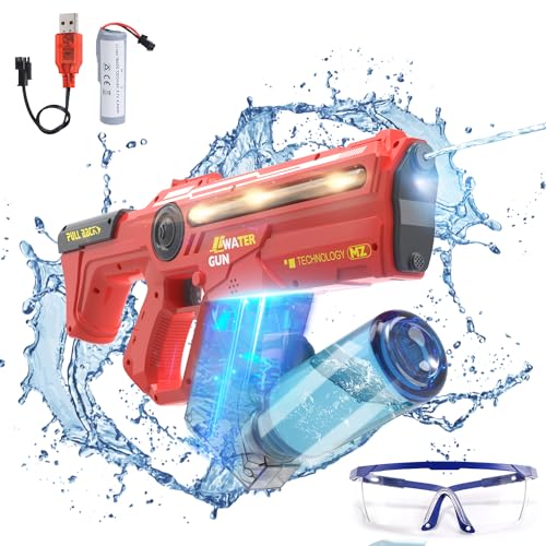 Amazon: Electric Water Gun for Kids 8-12 with LED Light, Battery ...