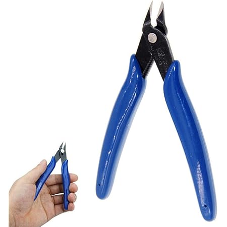 Wire Cutter, Wire Cable Cutters Cutting Pliers, Cutting Side Snip Flush ...