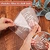 Amazon.com: 2pcs Clear Acrylic Wedding Signs - 5x7 Inch Modern Ceremony ...