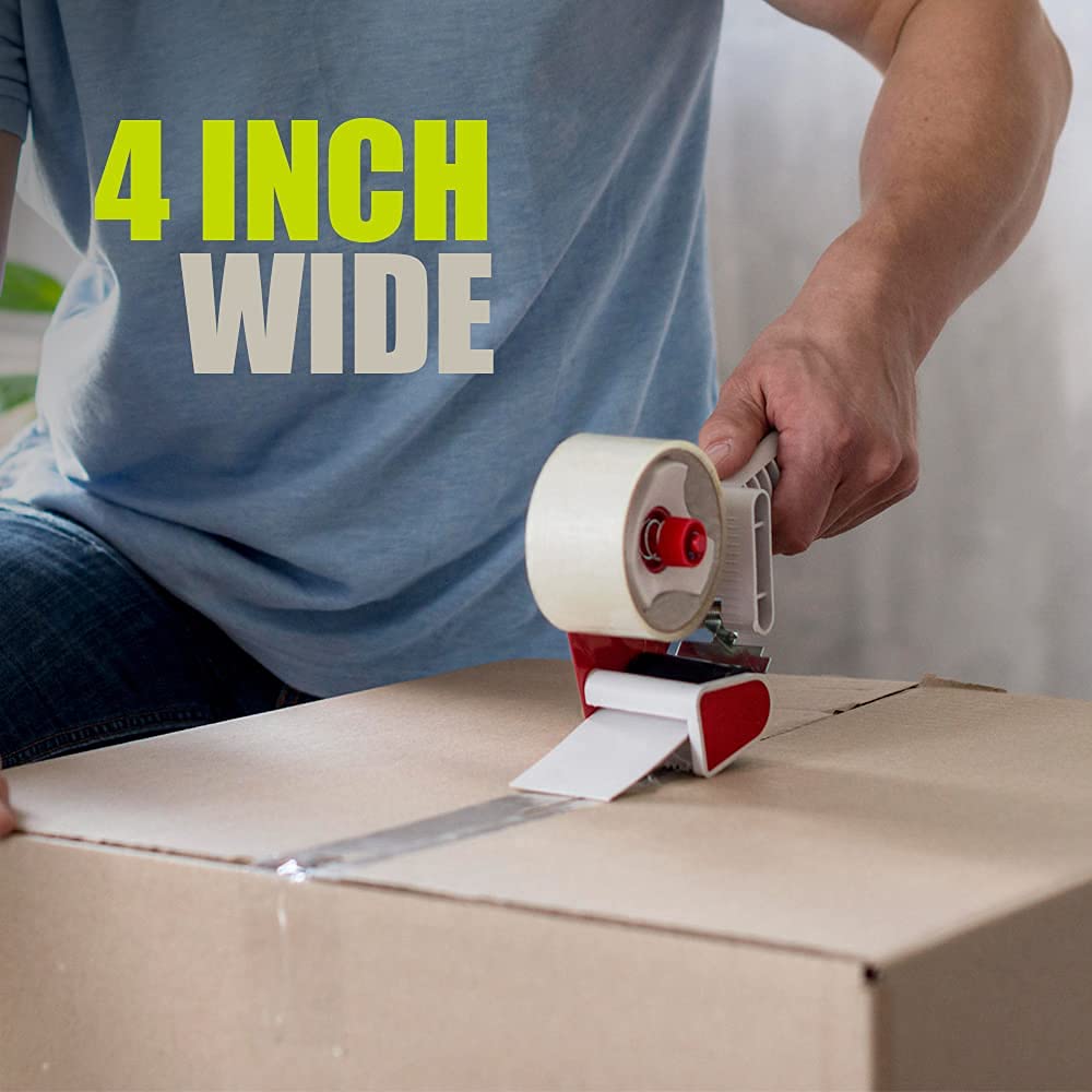 Snapklik.com : Wide Packing Tape 4 Inch 6 Pack