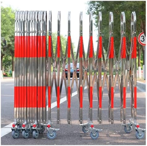 Amazon.com: LWJQRSP Expandable Mobile Barricade, Telescopic Traffic ...