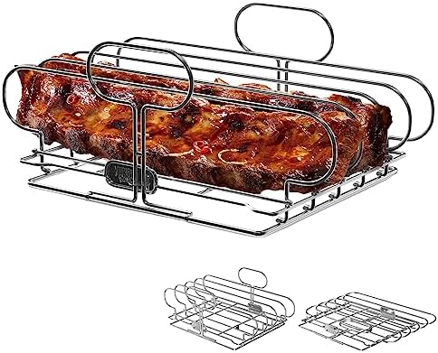 Amazon.com : Tau BBQ & Grill Small Stainless Steel Rack Stand for ...