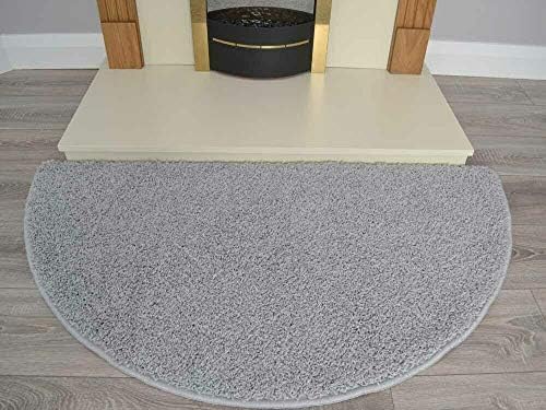 SrS Rugs® Half Moon Semi Circle Non Slip Machine Washable Hearth Living ...