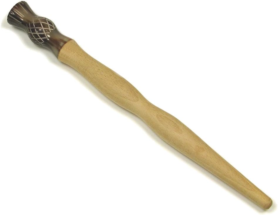 Scottish Wood & Horn Thistle Traditional Porridge Spurtle / Porage ...