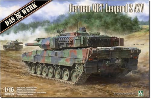 Das Werk Leopard 2 A7V Bausatz 1:16 – Deutscher Kampfpanzer Modell ...