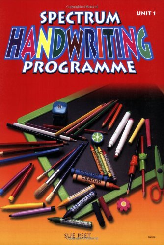 Handwriting Programme: Reception A, 4-5 (Spectrum Handwriting Programme ...