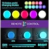 Amazon.com: LOFTEK 20-inch LED Large Dimmable Light Ball: RGB 16 Color ...
