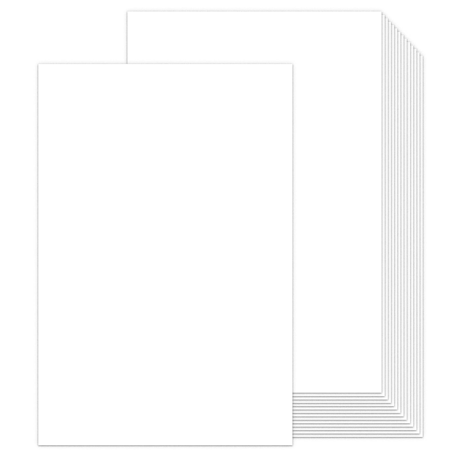 Snapklik.com : 12x18 White Card Stock Paper 100 Sheets, 80lb Premium ...