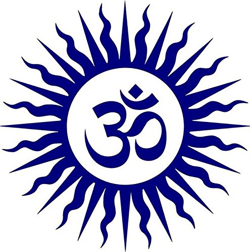 Buy ARWY om Wall Sticker for Bedroom Om Dark Blue for Wall Sticker for ...