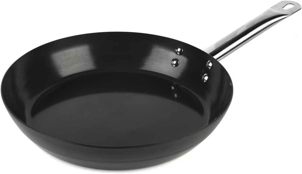 Russell Hobbs Infinity Frying Pan, Steel, Black, 28cm : Amazon.co.uk ...
