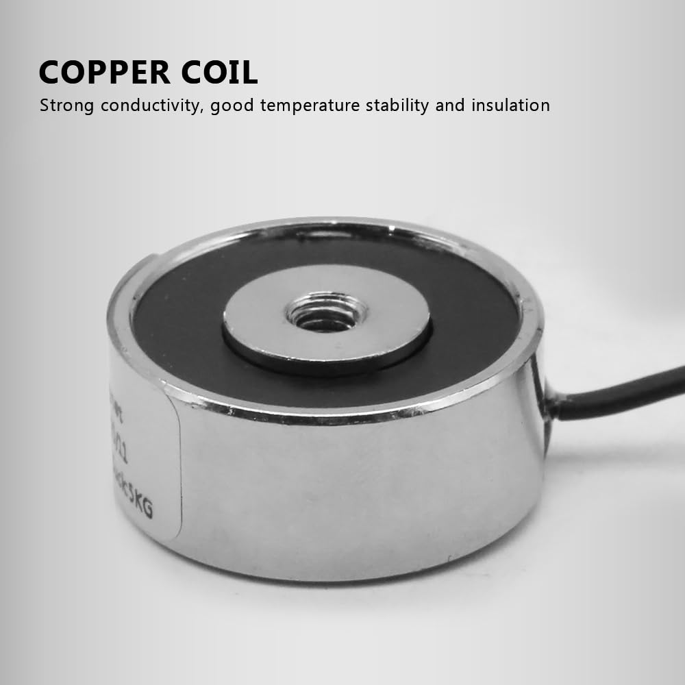 Snapklik.com : 50N, 25 X 11mm, DC12V Micro Electric Lifting Magnet ...