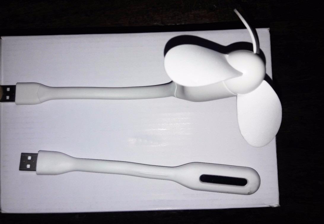 Insasta IN7123 Portable & Flexible USB Fan + LED Light Lamp For Laptop ...