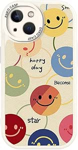 Amazon.com: HPHRE Compatible with iPhone 14 Pro Max Smiley Face Design Case, Cute Funny ...