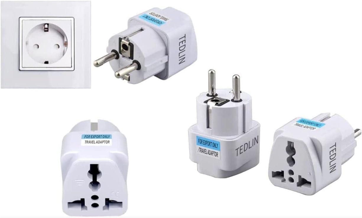 Amazon.com: 4 Pack of Universal Travel Power Plug Adapter US CA India ...