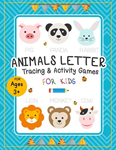 Animals Letter Tracing and Activity Games for kids: 56 of animal ...