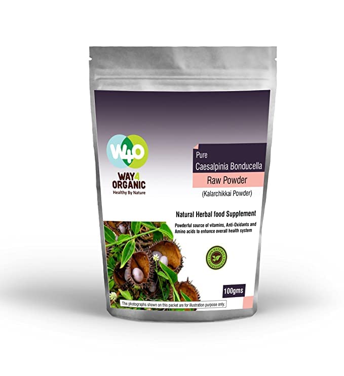 Way4Organic Caesalpinia Bonducella Powder (100g) : Amazon.in: Health ...