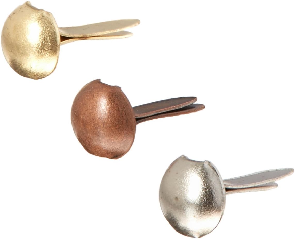 Amazon.com: Creative Impressions Mini Metal Paper Fasteners 3mm 100/Pkg ...