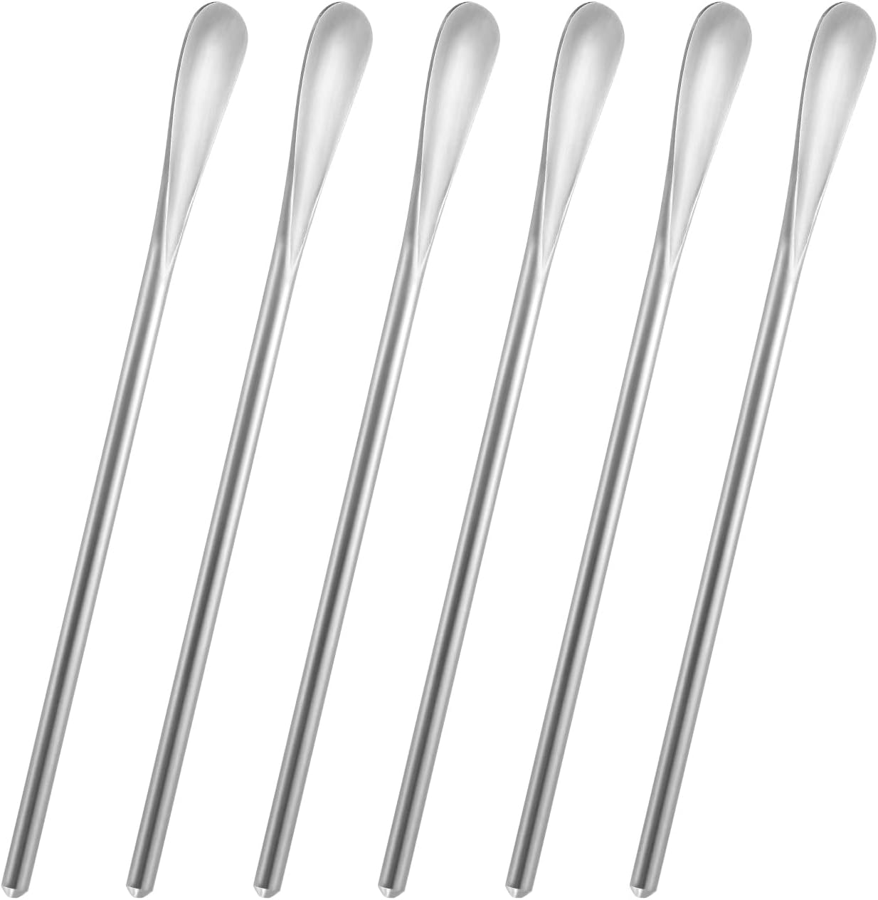 Amazon.com: 8 PCS Stainless Steel Coffee Stirrers - Long Spoon Reusable ...