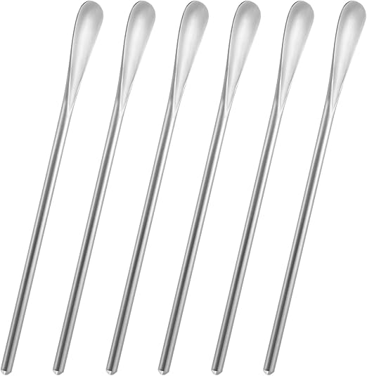 Amazon.com: luvtree 6-Pack 6.2" / 15.8cm Stainless Steel Long Handle ...