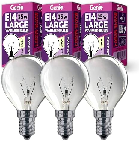 [Replacement] 25W E14 Large Fancy Globe Incandescent Glass Light Bulb ...