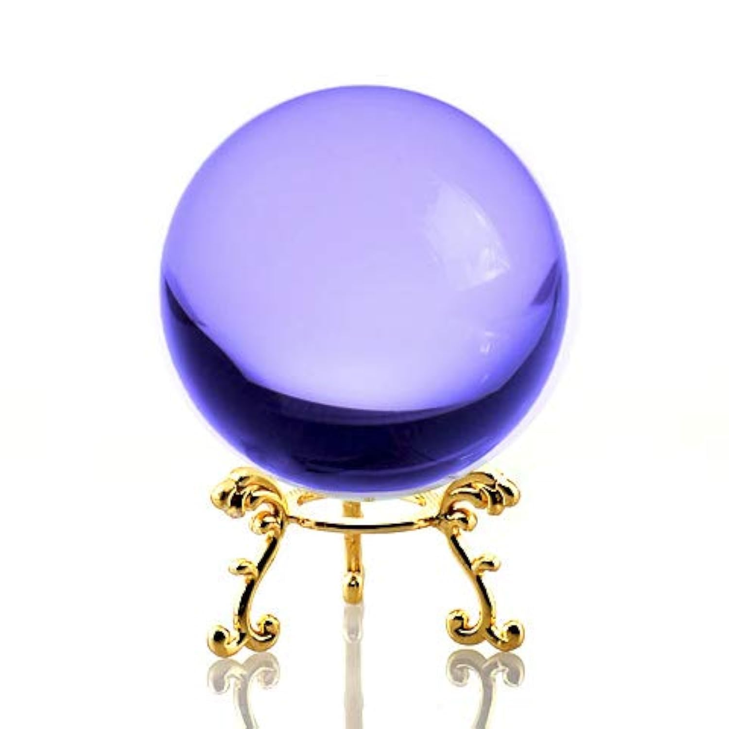 Amazon.com: Amlong Crystal Purple Crystal Ball 60mm (2.3 inch ...