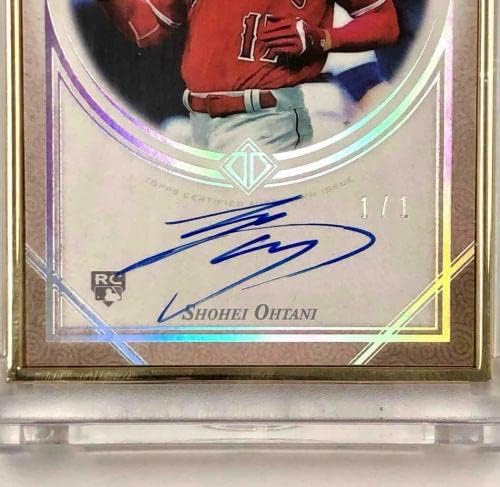 2018 Topps Transcendent Japan RC Shohei Ohtani on-card auto 1/1 rookie ...