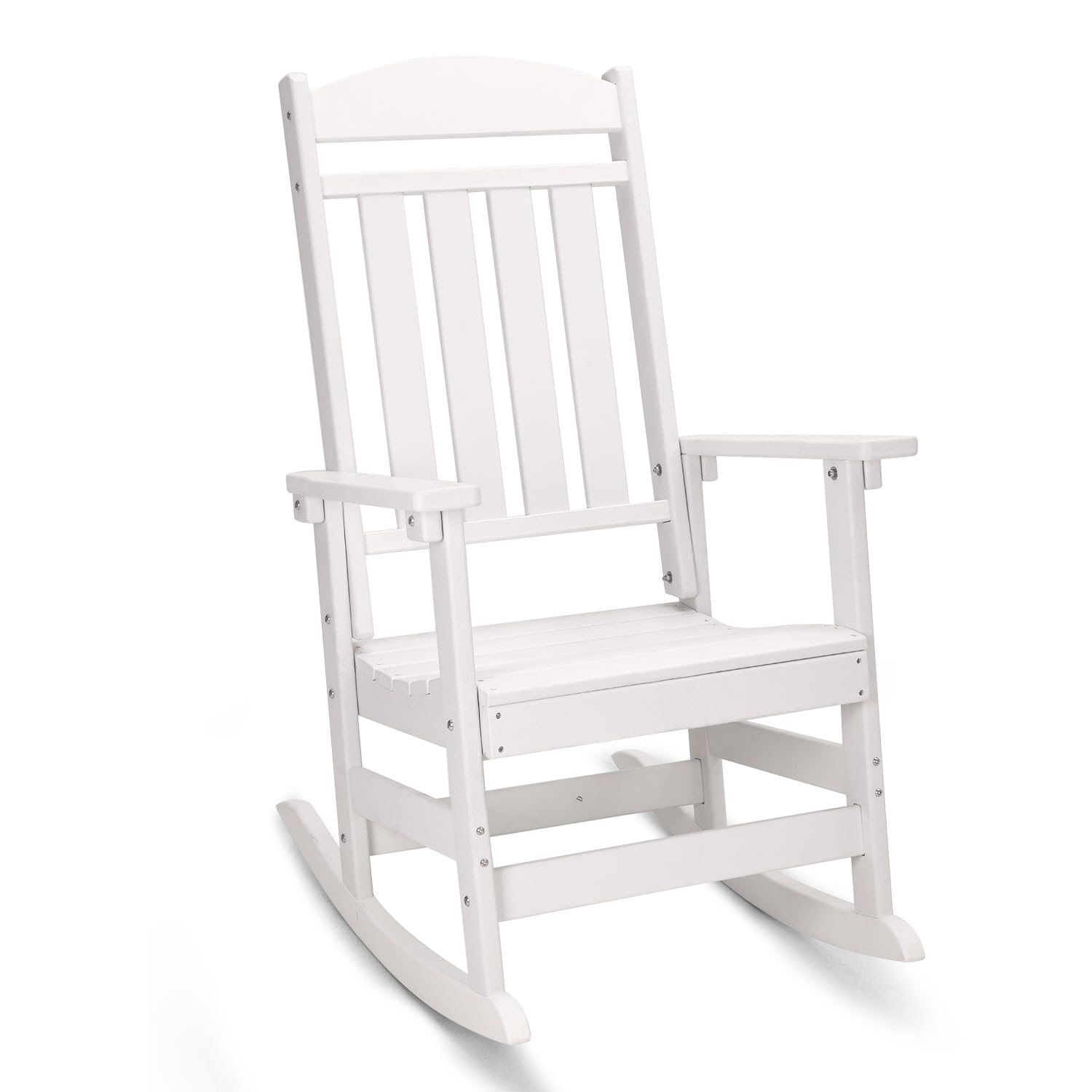 Amazon.com : FOOWIN Outdoor Rocking Chair, High Back Patio Rocking ...