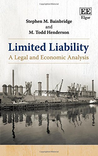 Limited Liability: A Legal and Economic Analysis: Stephen M. Bainbridge ...