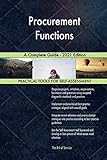 【発売日：2020年12月02日】・製造元:The Art of Service - Procurement Functions Publishing