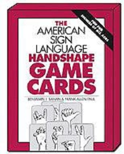 The American Sign Language Handshape Game Cards. | Amazon.com.br