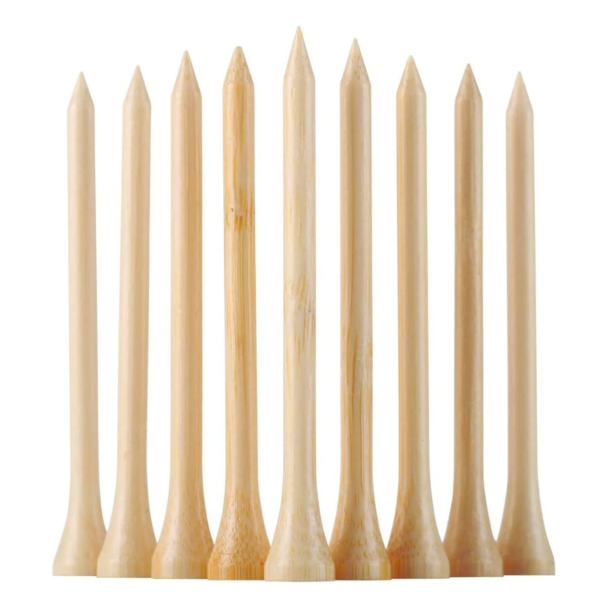 Amazon.com : BluBall Bamboo Golf Tees - Adjustable Bamboo Tees Stronger ...