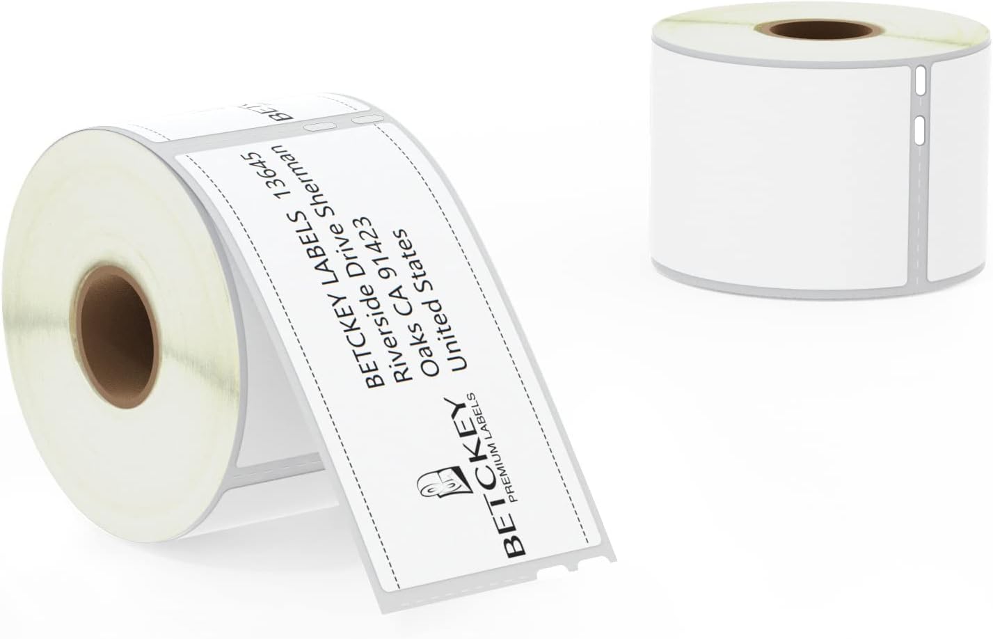 BETCKEY - 2 Rolls 99014 Self-Adhesive Labels Compatible with DYMO ...