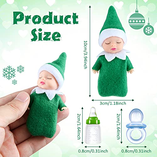 Snapklik.com : 18 Pieces Tiny Elf Doll Twins Set, 6 Christmas Elves 6 ...