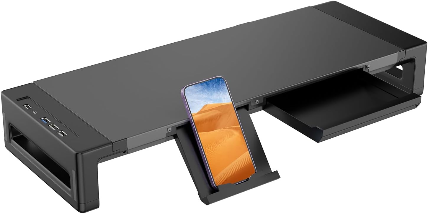 Amazon.com: Monitor Stand Riser,Desktop Monitor Riser,Computer Monitor ...