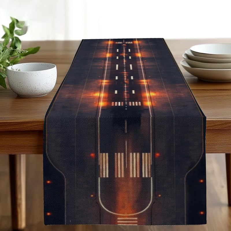 Amazon.com: Race Track Runway Road Table Runners Linen Table Runner 72 ...