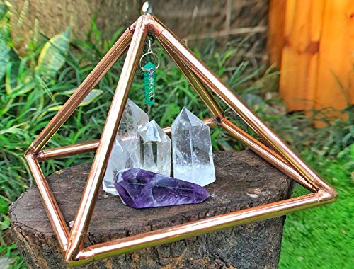 Pyramid Plant Deluxe Copper Mini Experiment Giza Hanging Pyramids (10 ...