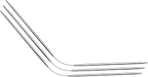 Amazon.com: uxcell 3Pcs Size US 2.5 (3mm) Double-Pointed Flexible ...