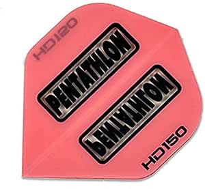 Amazon.com : US Darts Pentathlon Pink HD150 Standard Shape Dart Flights ...