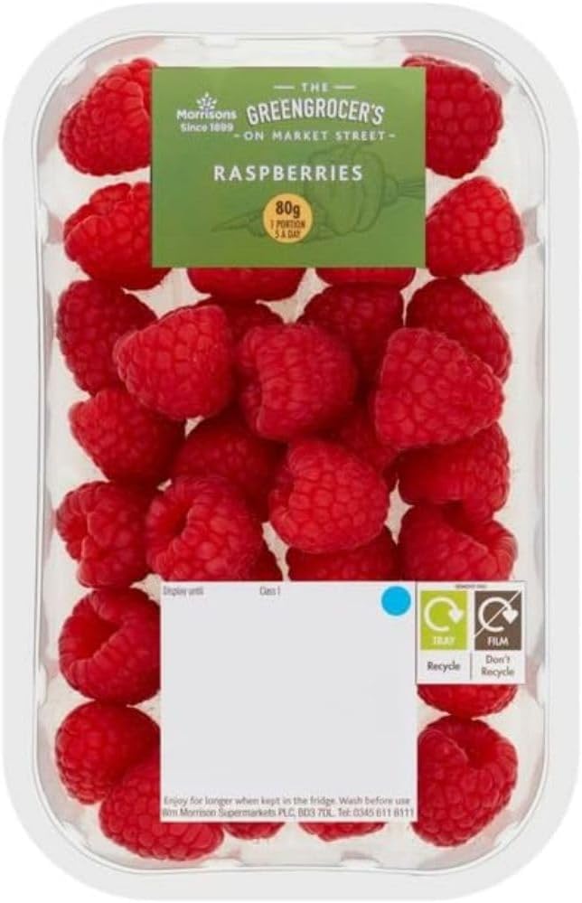 Morrisons Raspberry, 150 g : Amazon.co.uk: Grocery