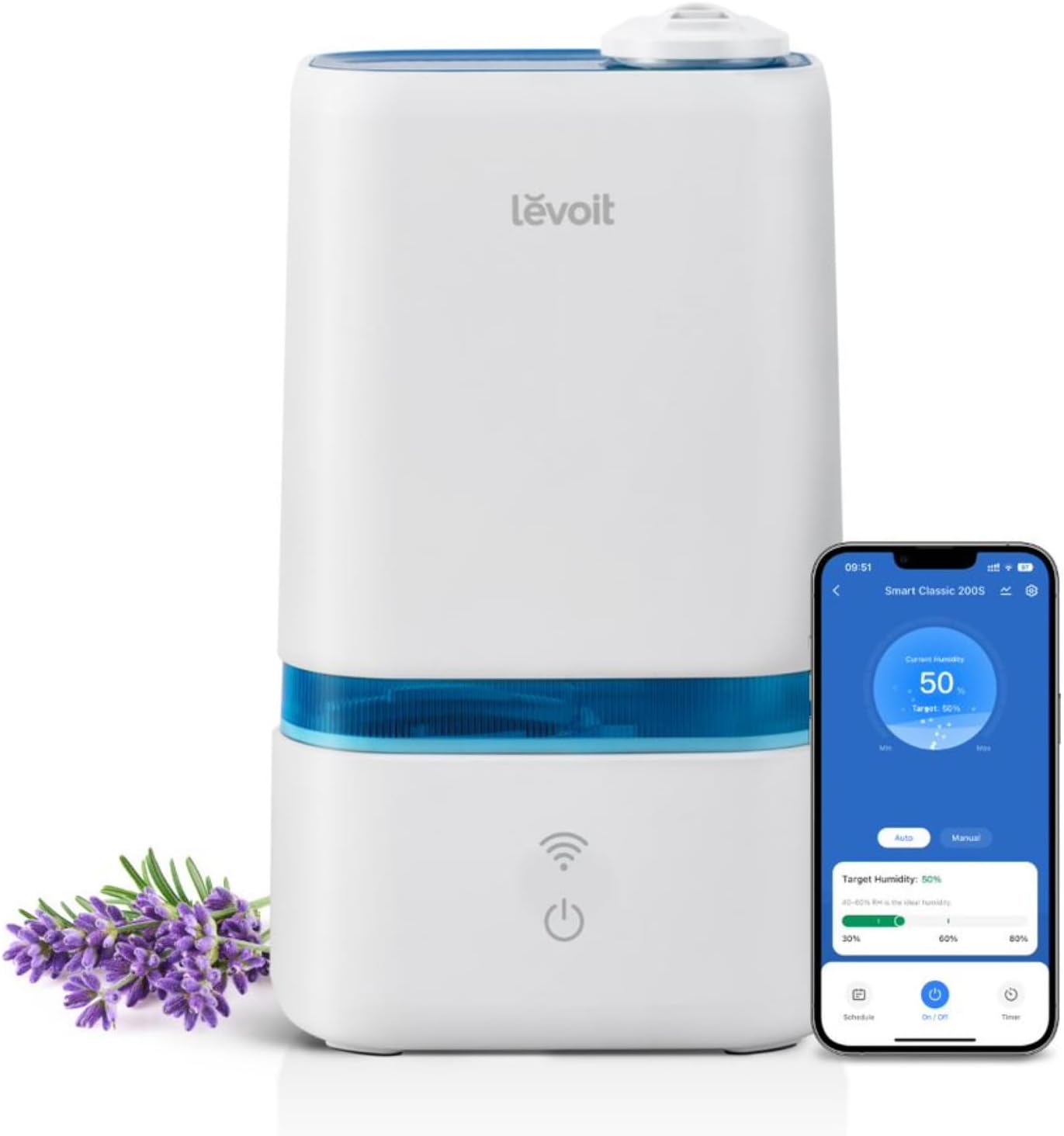 Brandclub LEVOIT 4L Smart Cool Mist Humidifier For Home Bedroom With brandclub-levoit-4l-smart-cool-mist-humidifier-for-home-bedroom-with