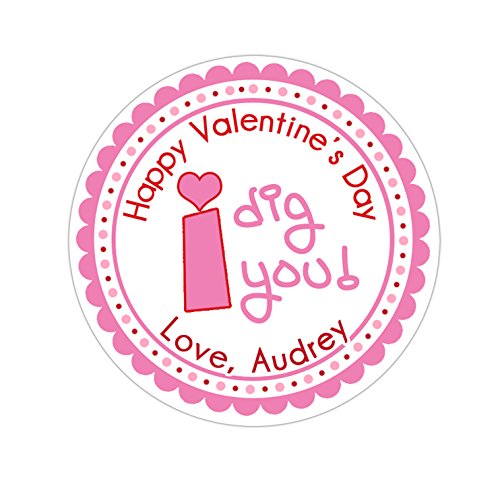 Amazon.com: Personalized Customized Valentine's Day Gift Stickers ...