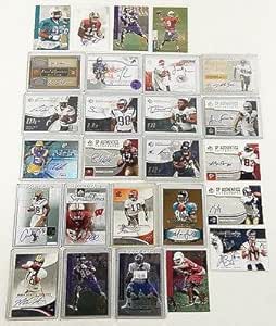 Lot of (26) 2007 to 2012 SP & SP Authentic NFL Signed Autographed Cards ...