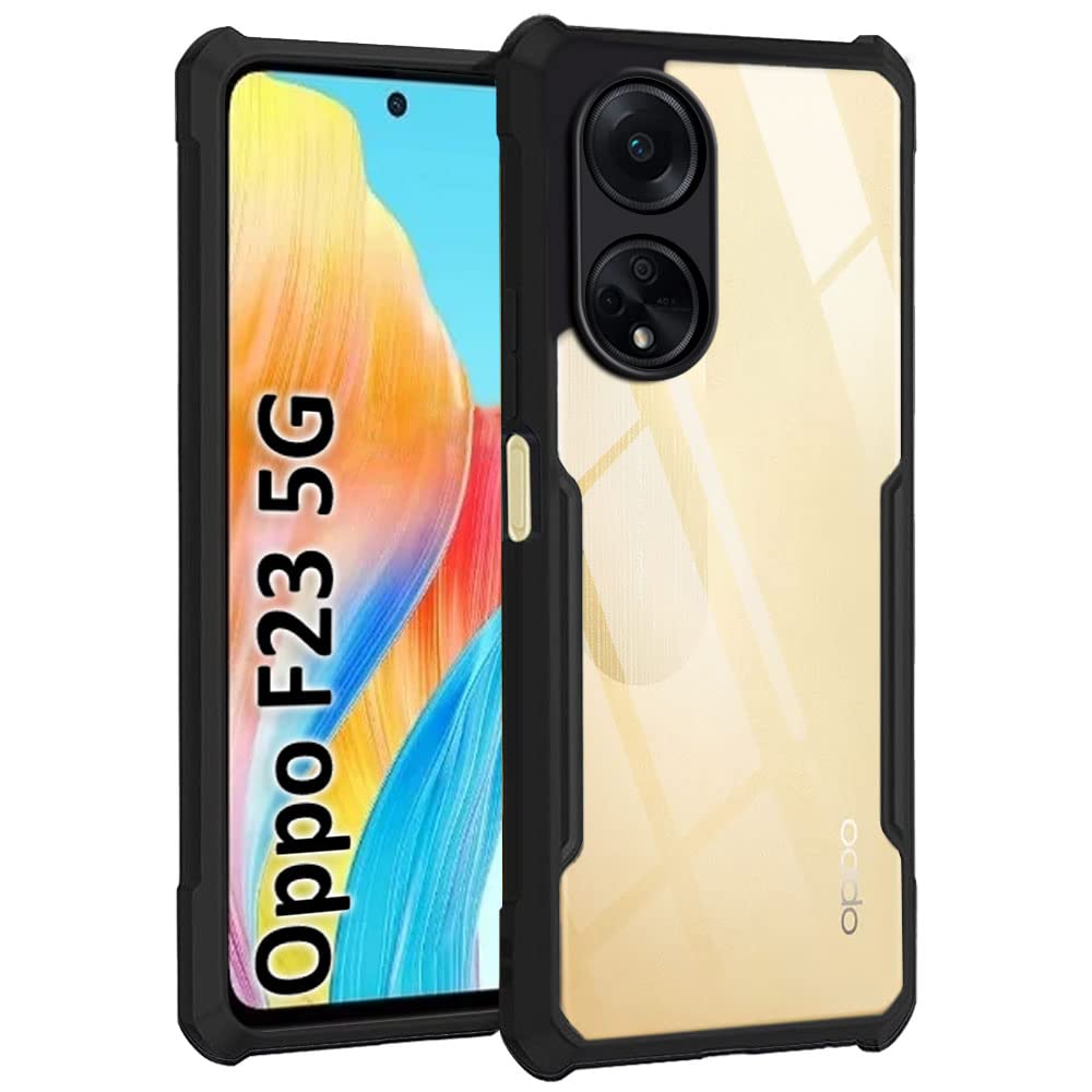 TheGiftKart Shockproof Crystal Clear Back Cover Case for Oppo F23 5G ...