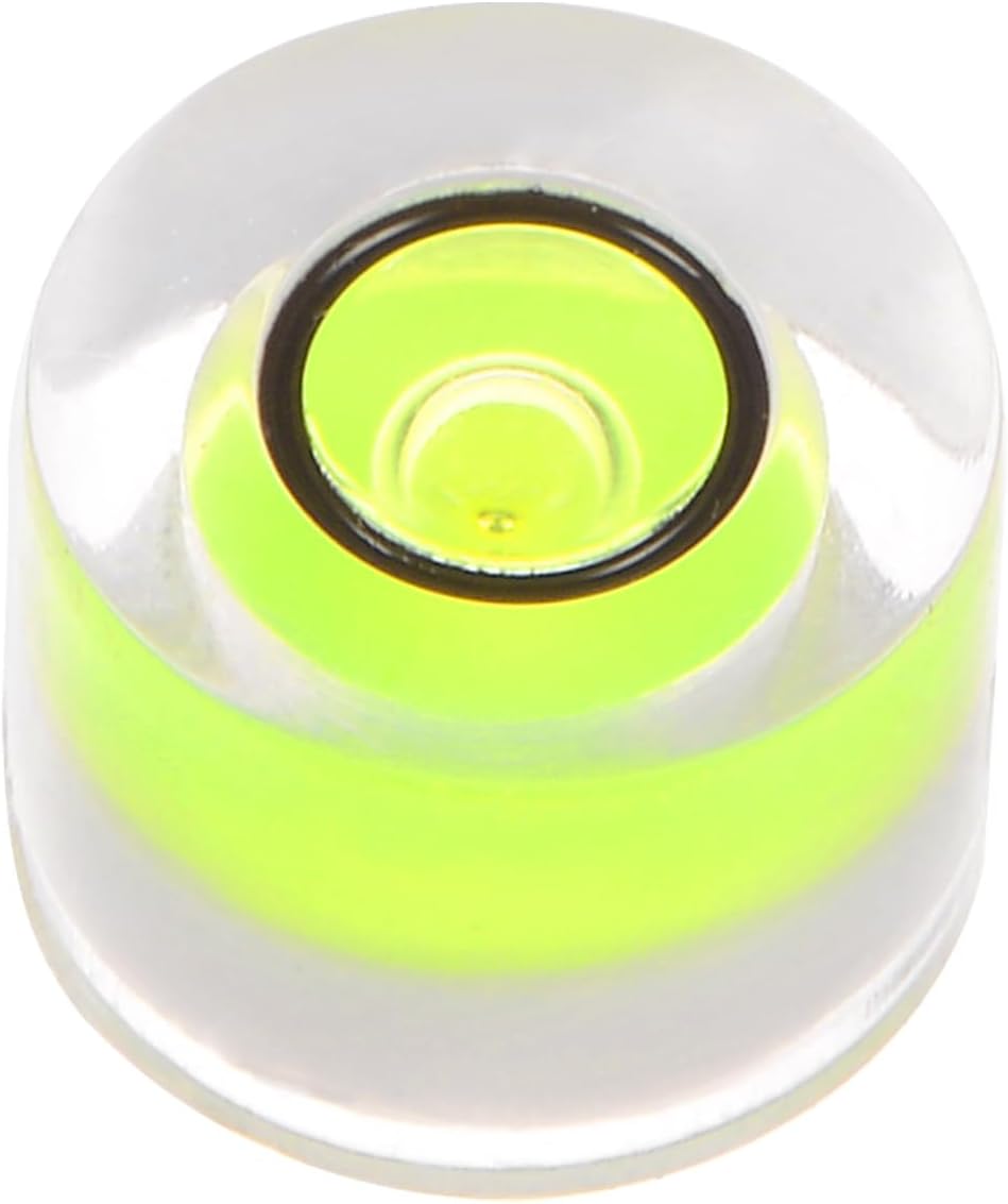 sourcing map 3pcs Round Bubble Level 12x6mm Mini Circular Bullseye ...