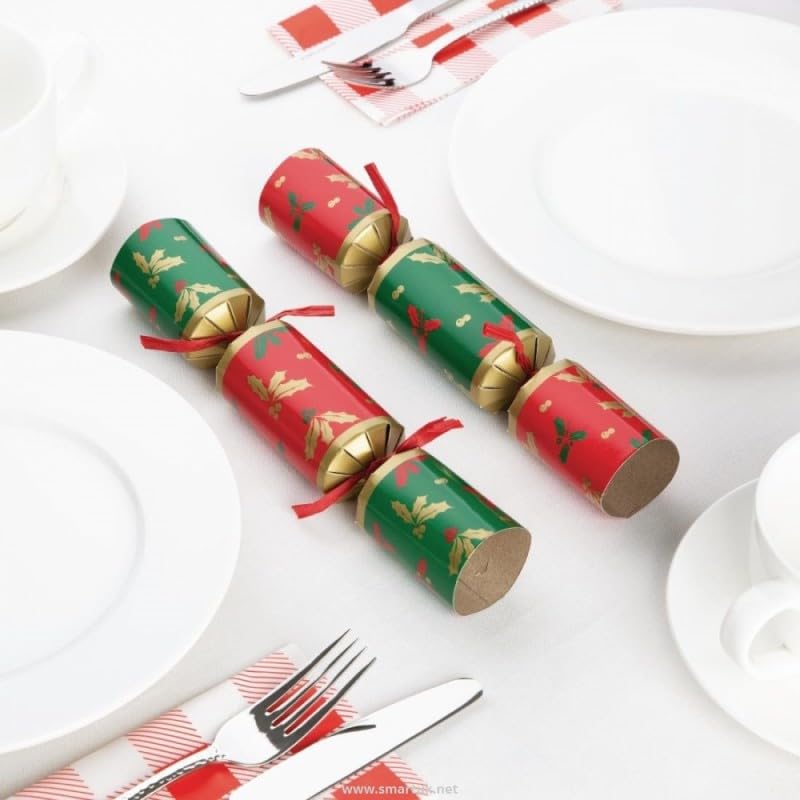 Stalwart Christmas Crackers 9" (Pack of 50) Compostable Plastic-Free ...