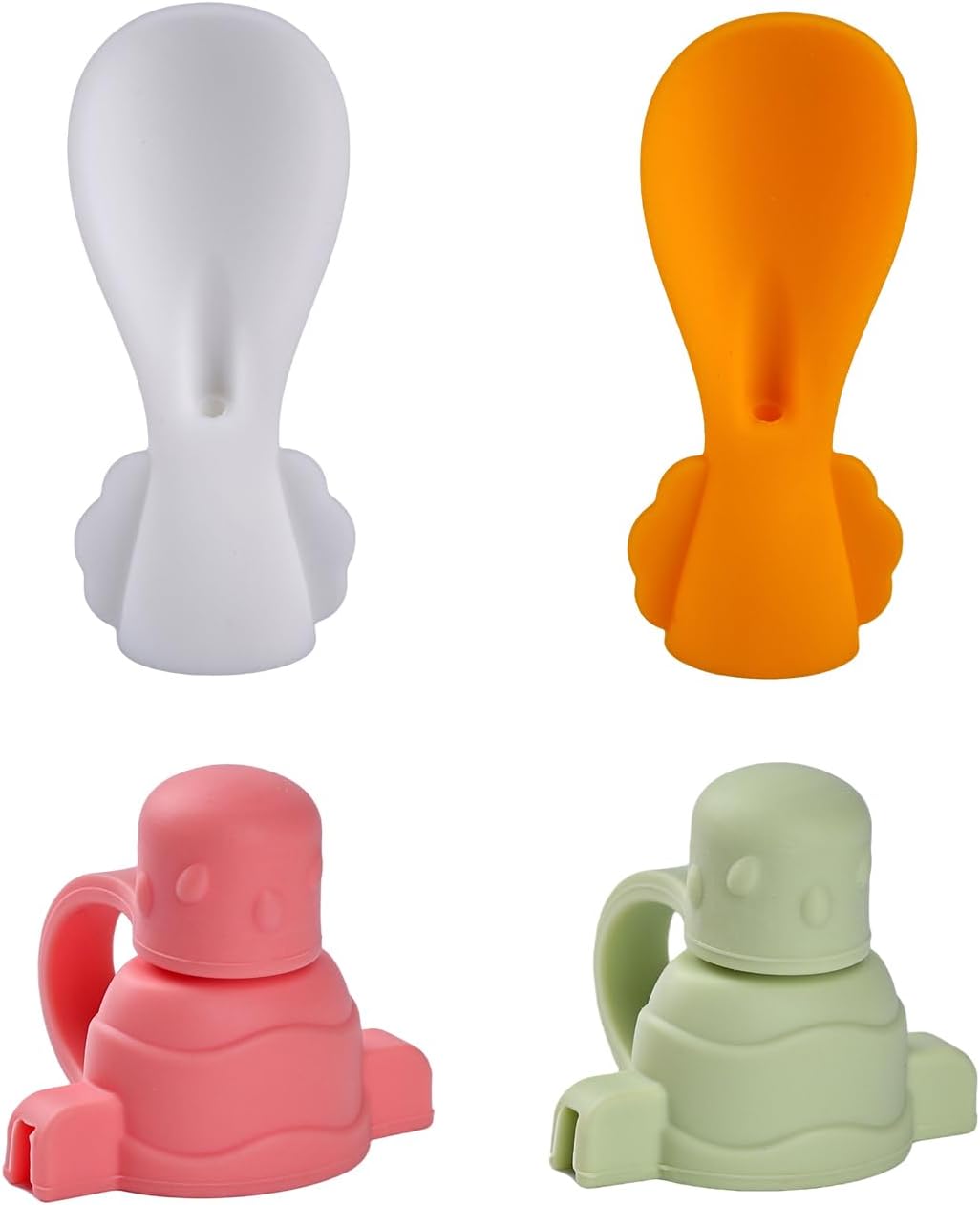 Amazon.com: SONSIL Food Pouch Topper and Squeeze Spoon Set-Food Grade ...