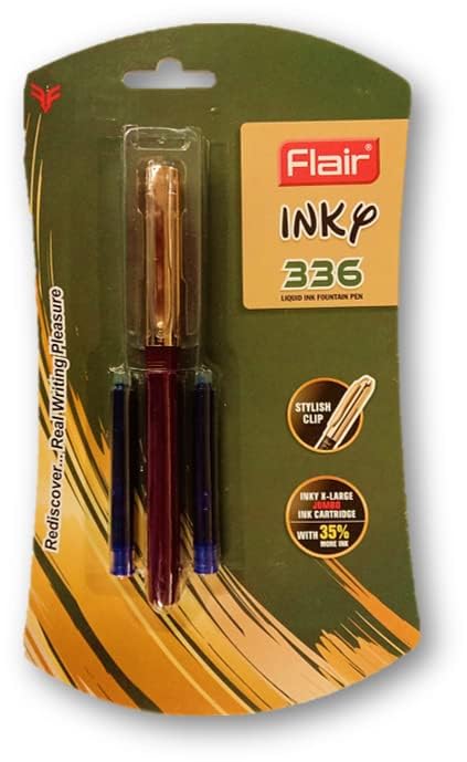 FLAIR Inky Series Pen | Blue Ink, Pack Of 5 (Inky 336) : Amazon.in ...